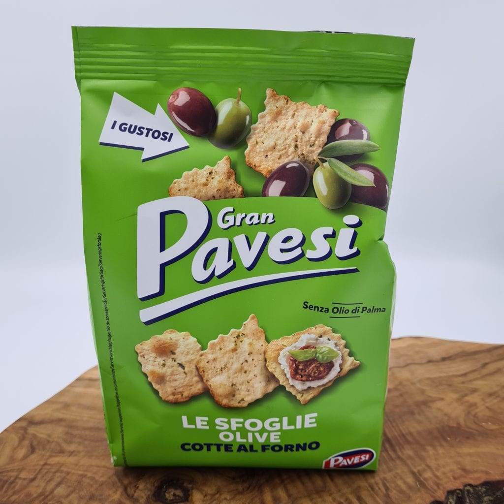 Gran Pavesi olijf crackers – Webshop Ronalds Italie super smaakvol